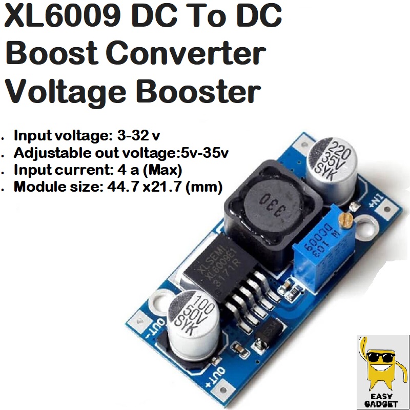 XL6009 Step up DC To DC Boost Converter Voltage Booster in Pakistan | 4 Ampere | Daraz.pk