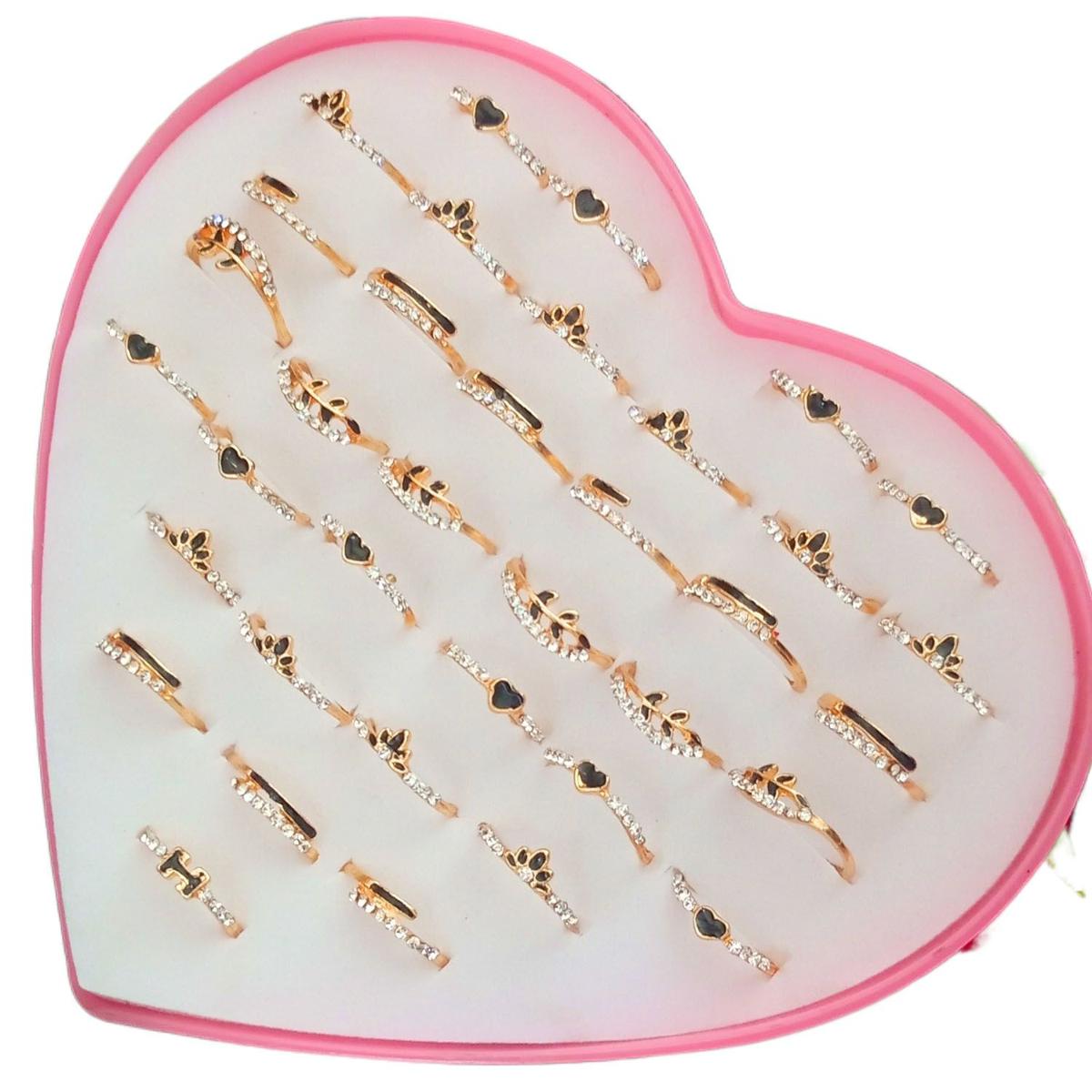 Beautifull Golden and black Rings For Girls || Pure Quality Rings For ...