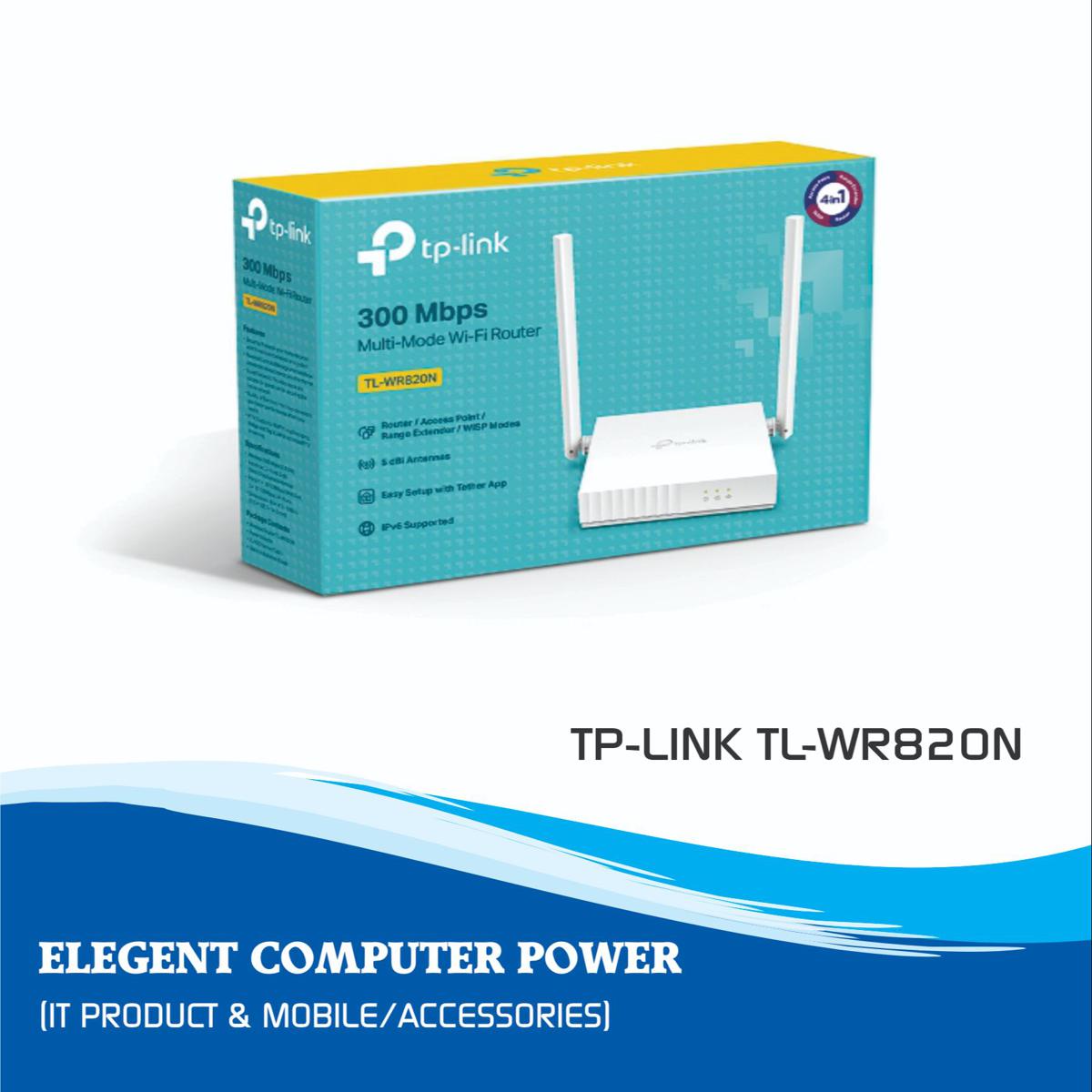 TP-LINK TL-WR820N 300 Mbps Multi-Mode Wi-Fi Router | Daraz.pk