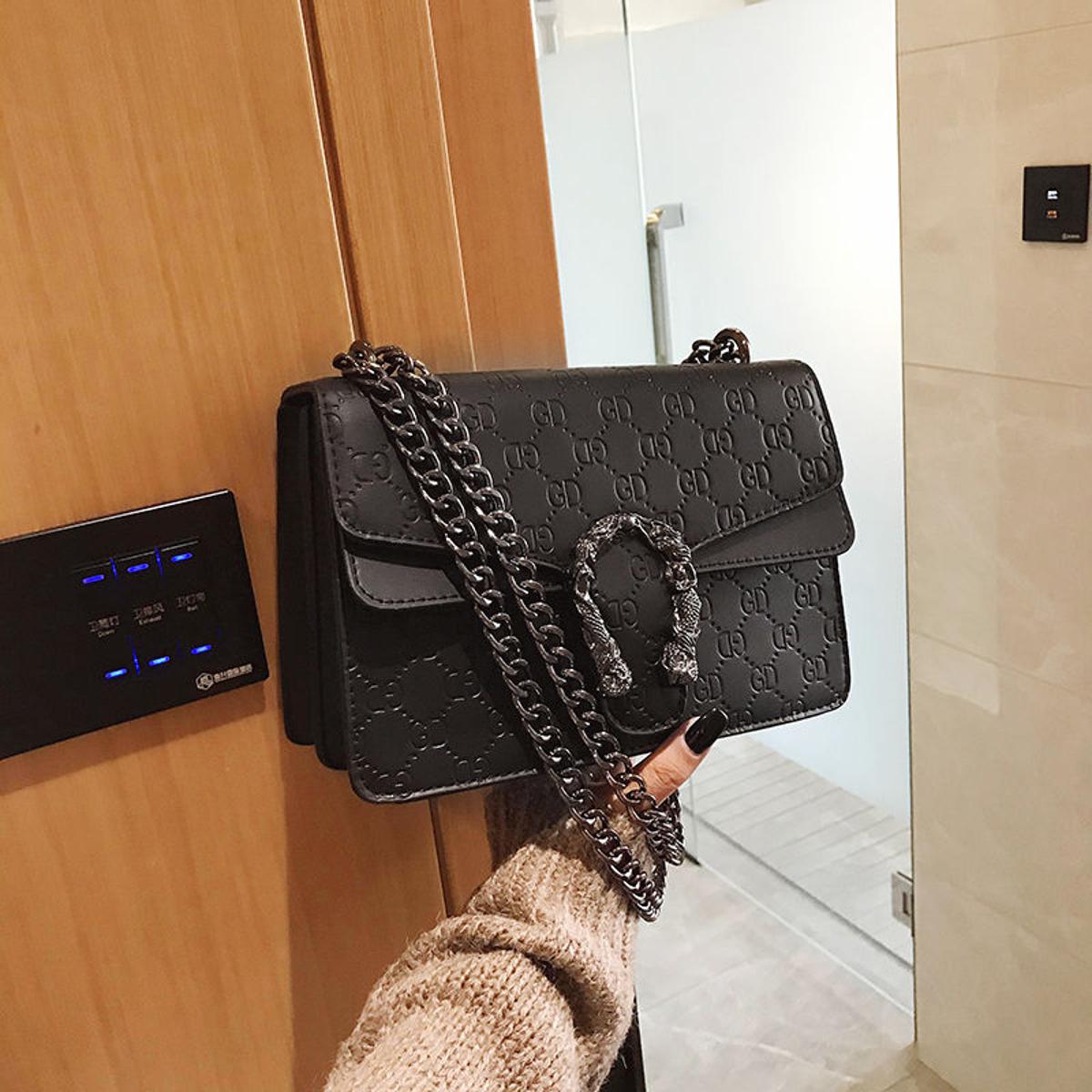 Ins bag female 2022 new Korean version of the embossed Bacchus bag ...