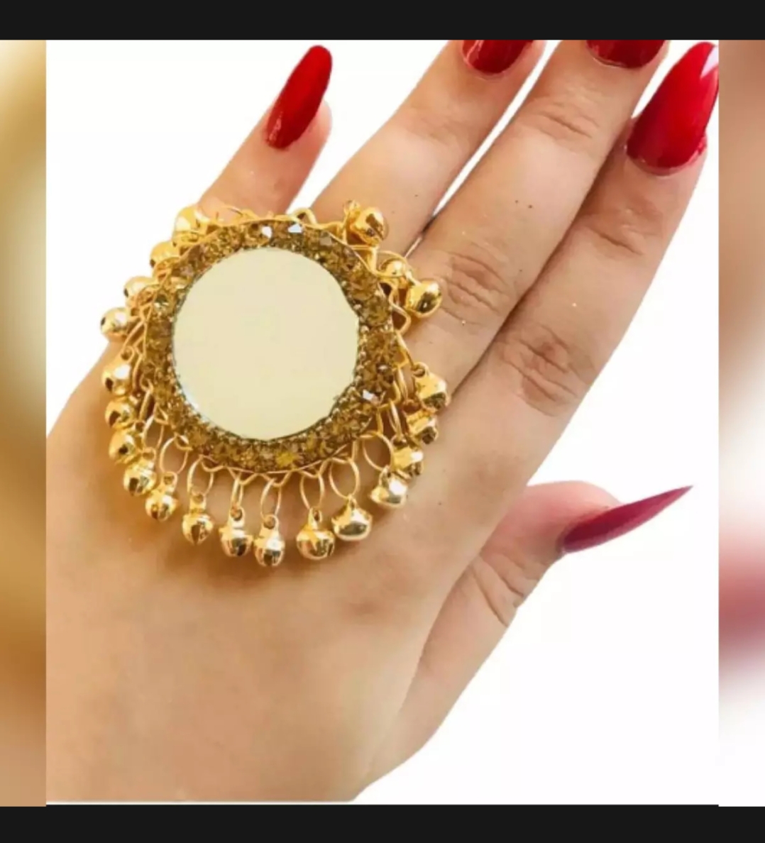 New Jewellery Collection Bahubali Finger Rings For Girls 0091. | Daraz.pk
