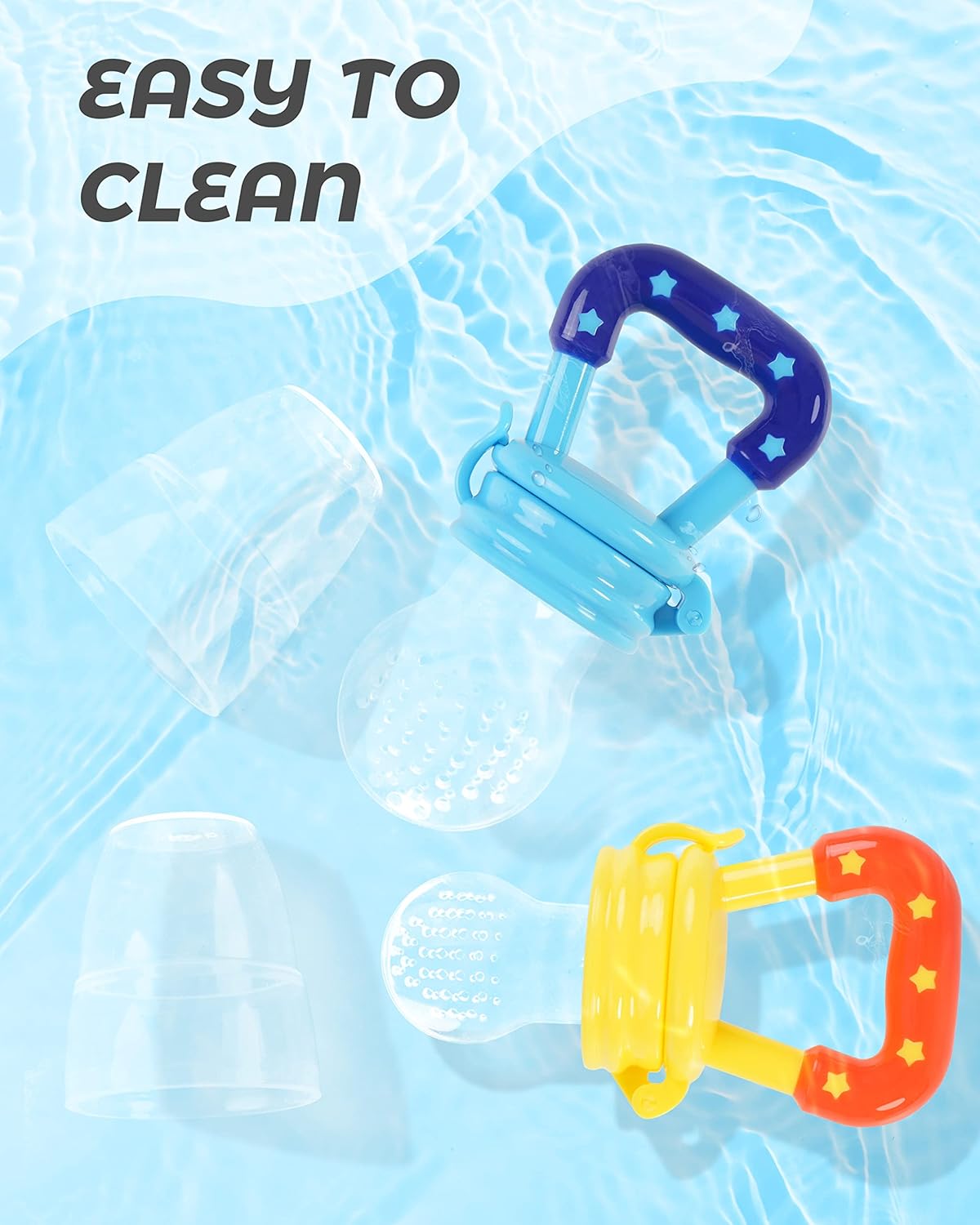 Baby Spoon Feeder / Fruit Pacifier- 90ml Silicone Baby Feeding Bottle ...