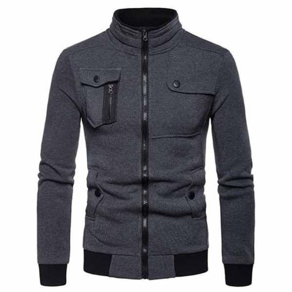 Fashion Shashka - Men's Patch work jacket with front pocket style ...