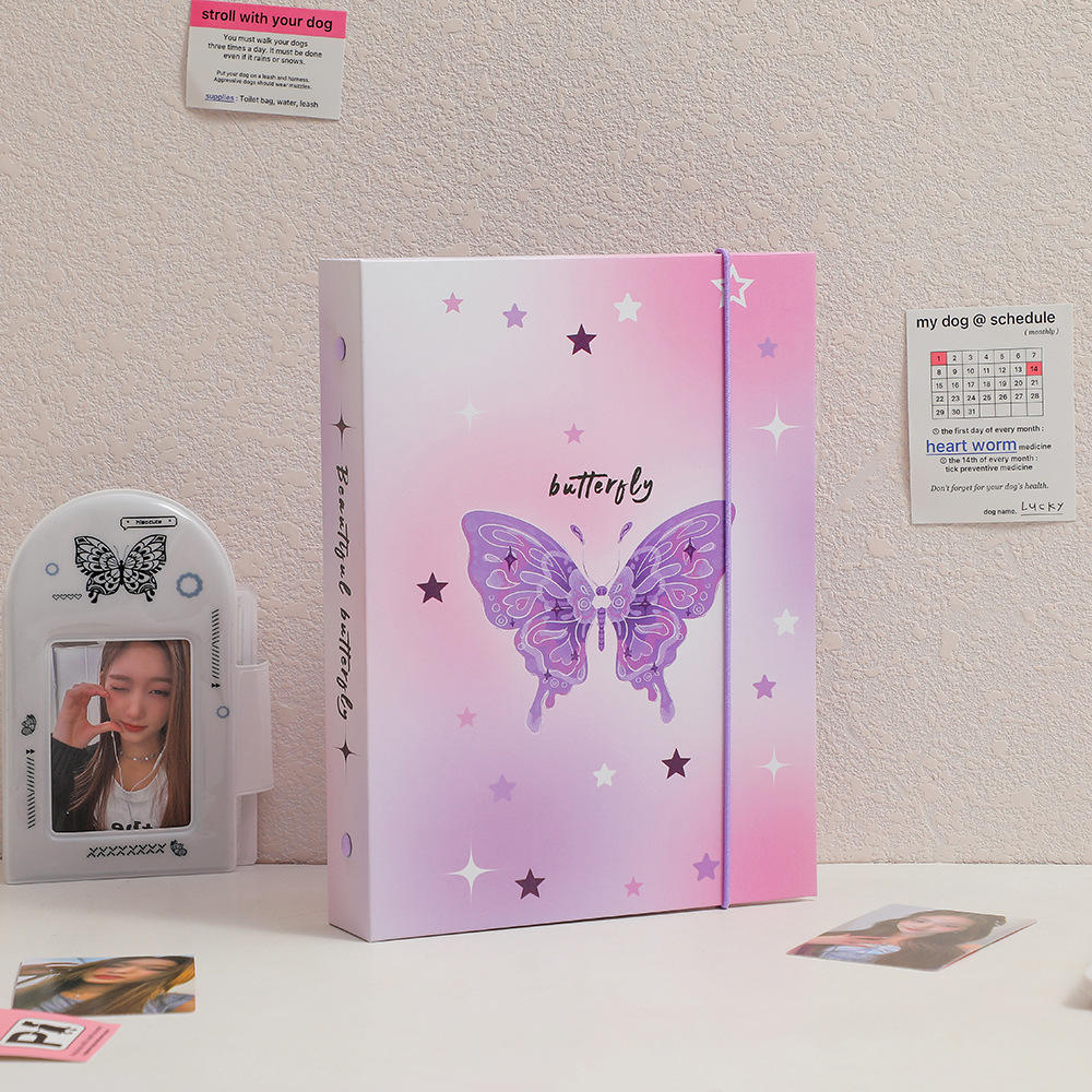 A5 Kpop Photocard Binder Photo Cards Collect Book Storage Album ...