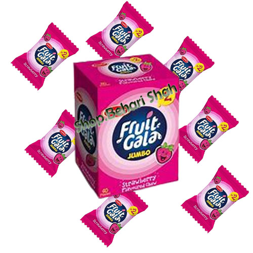 Fruit Gala Chew Strawberry Flavored (1Box in 100pcs) | Daraz.pk