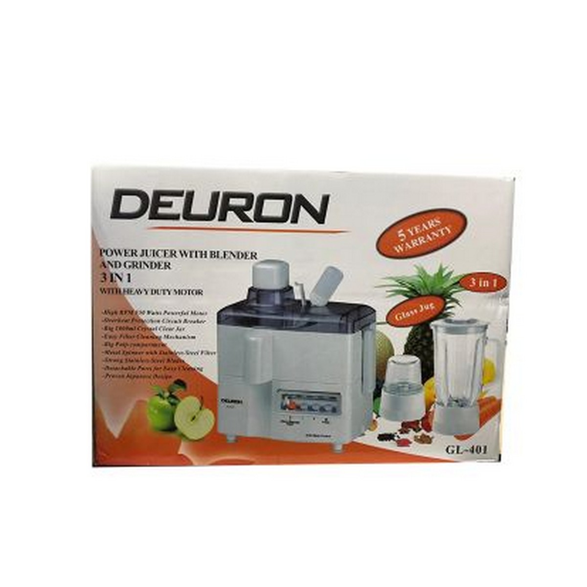 Deuron juicer blender 3 in 1 GL 401 | Daraz.pk