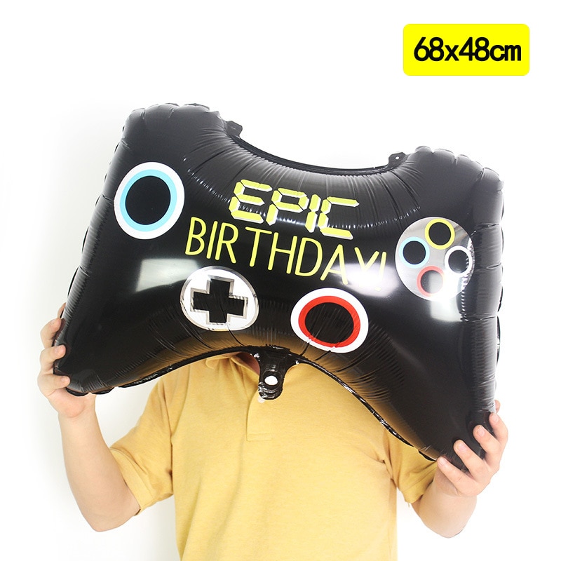 1pc New Video Game Controller Aluminum Foil Balloon Happy Birthday ...