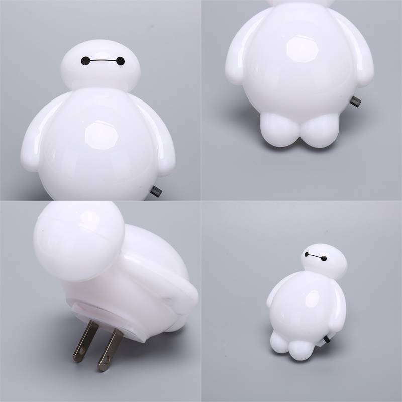 BayMax LED Night Light Bulb Energy Saving Big Hero 6 Cute Lamp Home Kid ...