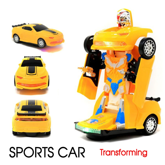 Mini 2 in 1 Transformer Robot Car Toy For Kids | Daraz.pk