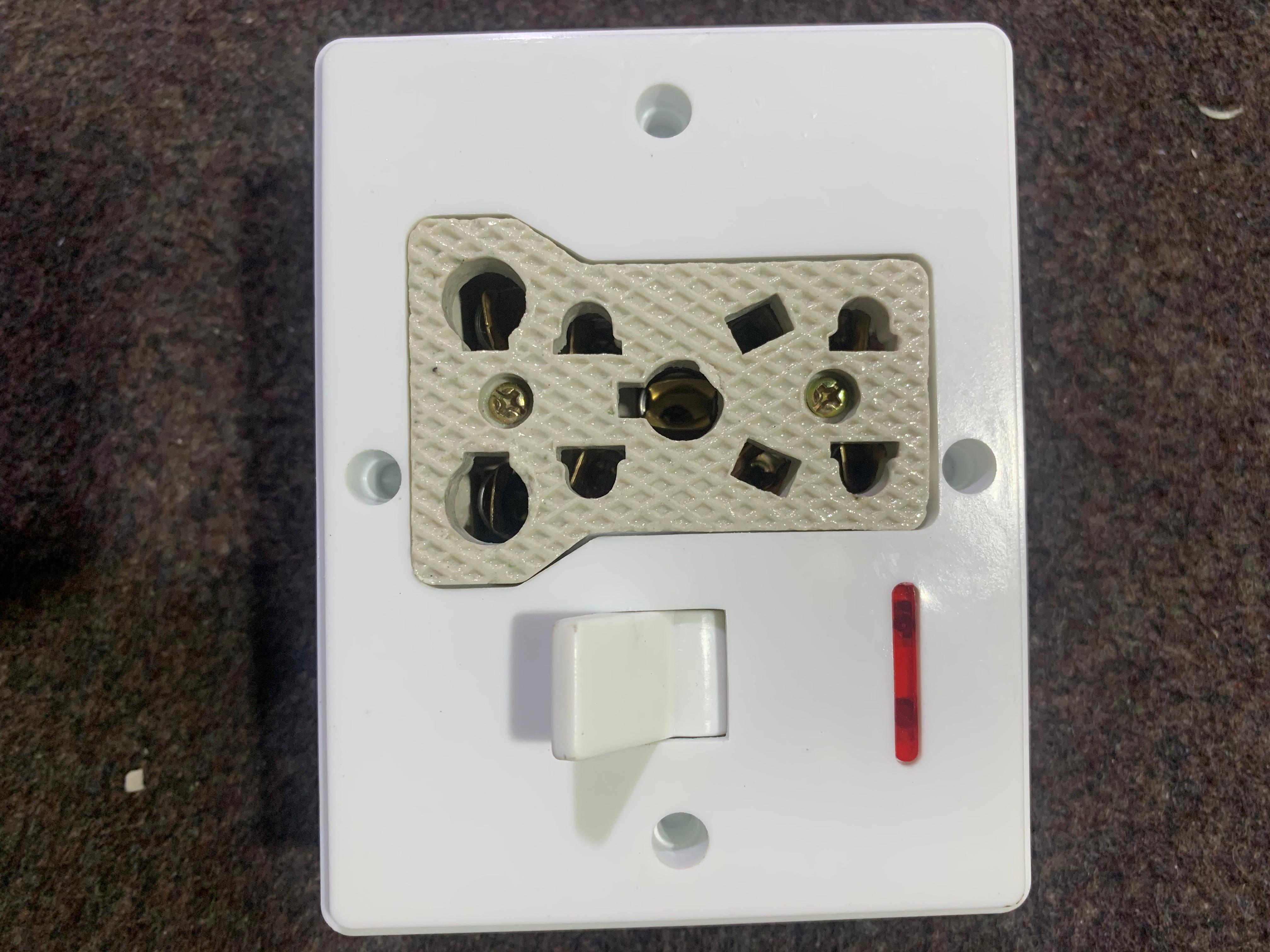 Universal Multi-functional Double Multi Plug Wall Power Socket Double ...