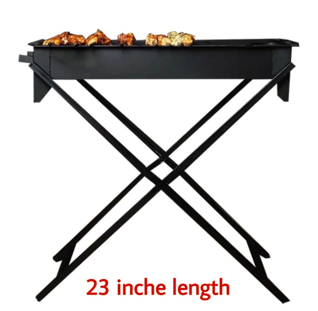 Barbecue BBQ stand with grill charcoll angheeti for Outdoor tikka Party ...