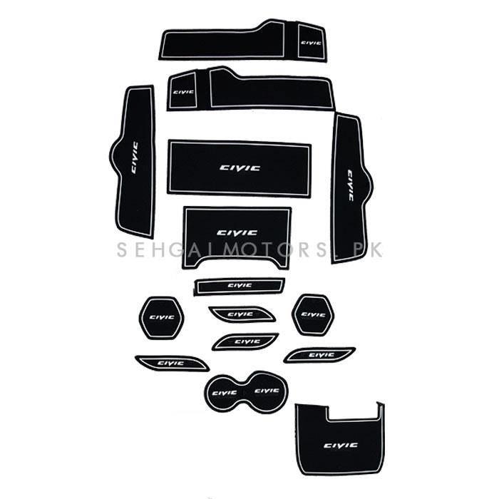 Honda Civic PVC Interior Mats White - Model 2016-2021 | Daraz.pk