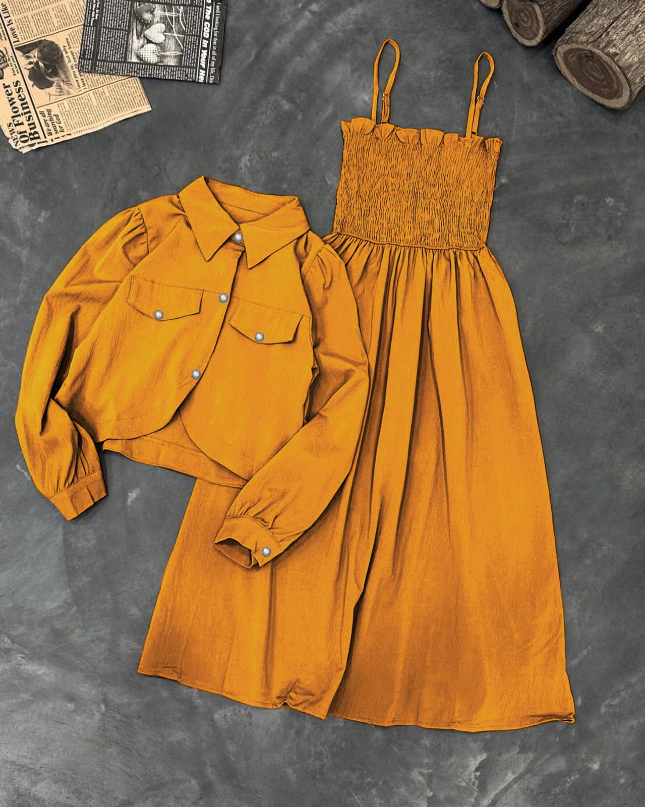 Frock - 2Pcs Kaaj Button Coati With Gazzer Romper Frock - Frocks For ...