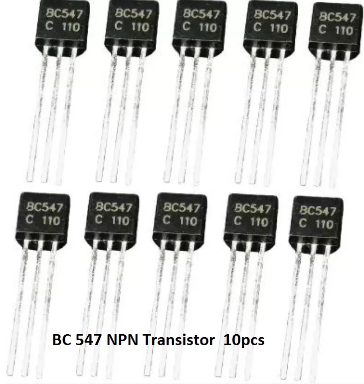 BC547 NPN Transistor | 5 pcs | 10 pcs | 25 pcs | 50 Pcs | Daraz.pk