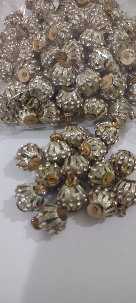 Tussels beads Button for shirts, scarfs and duppattas (20 Pieces) | Daraz.pk
