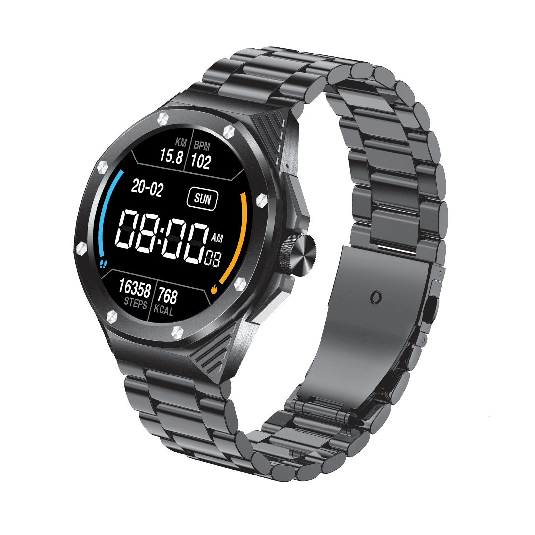 Dany Evolution Smartwatch - AMOLED Display, Bluetooth Calling, IP67 ...