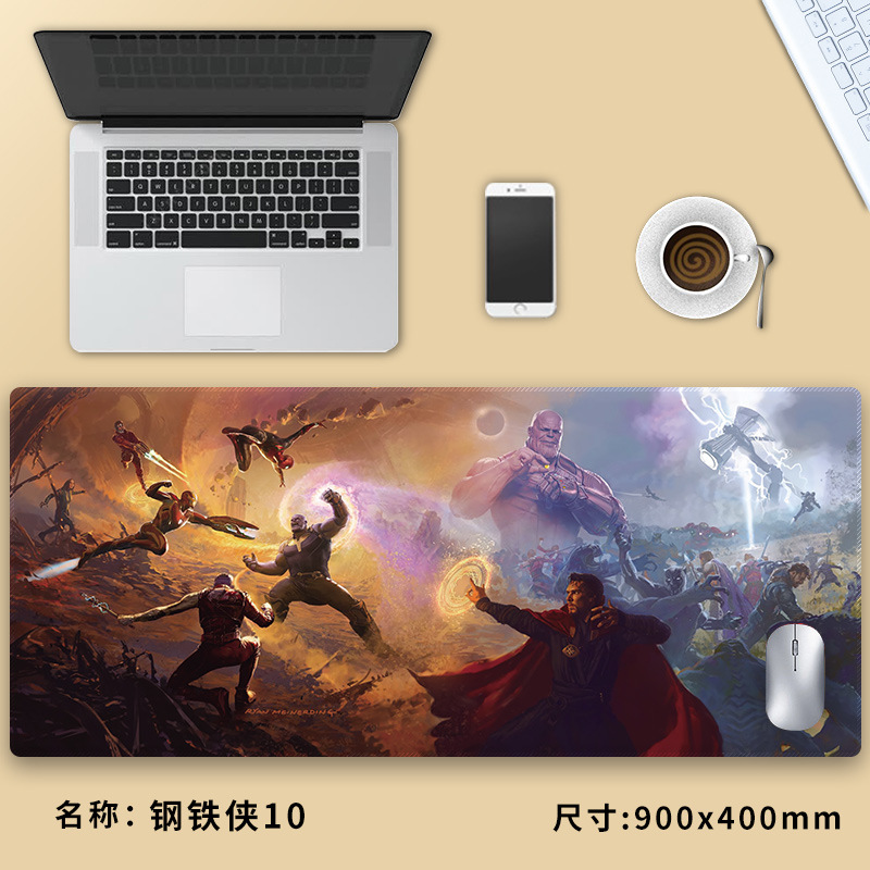 Marvel Movie Series Iron Man War Machine XXL Anti Slip Large Gaming ...