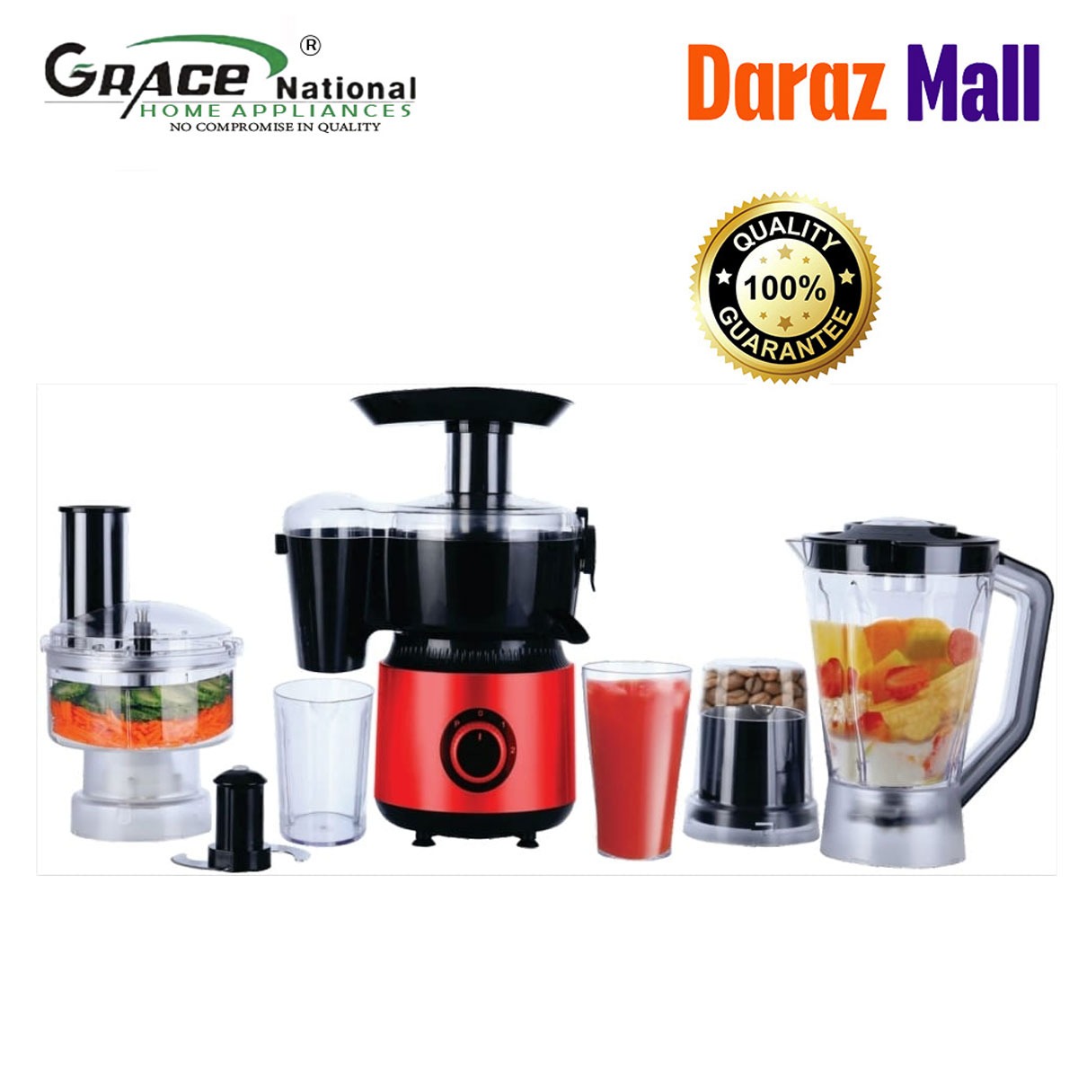Grace National Food Processor Kitchen Master Unbreakable jug. chopper ...