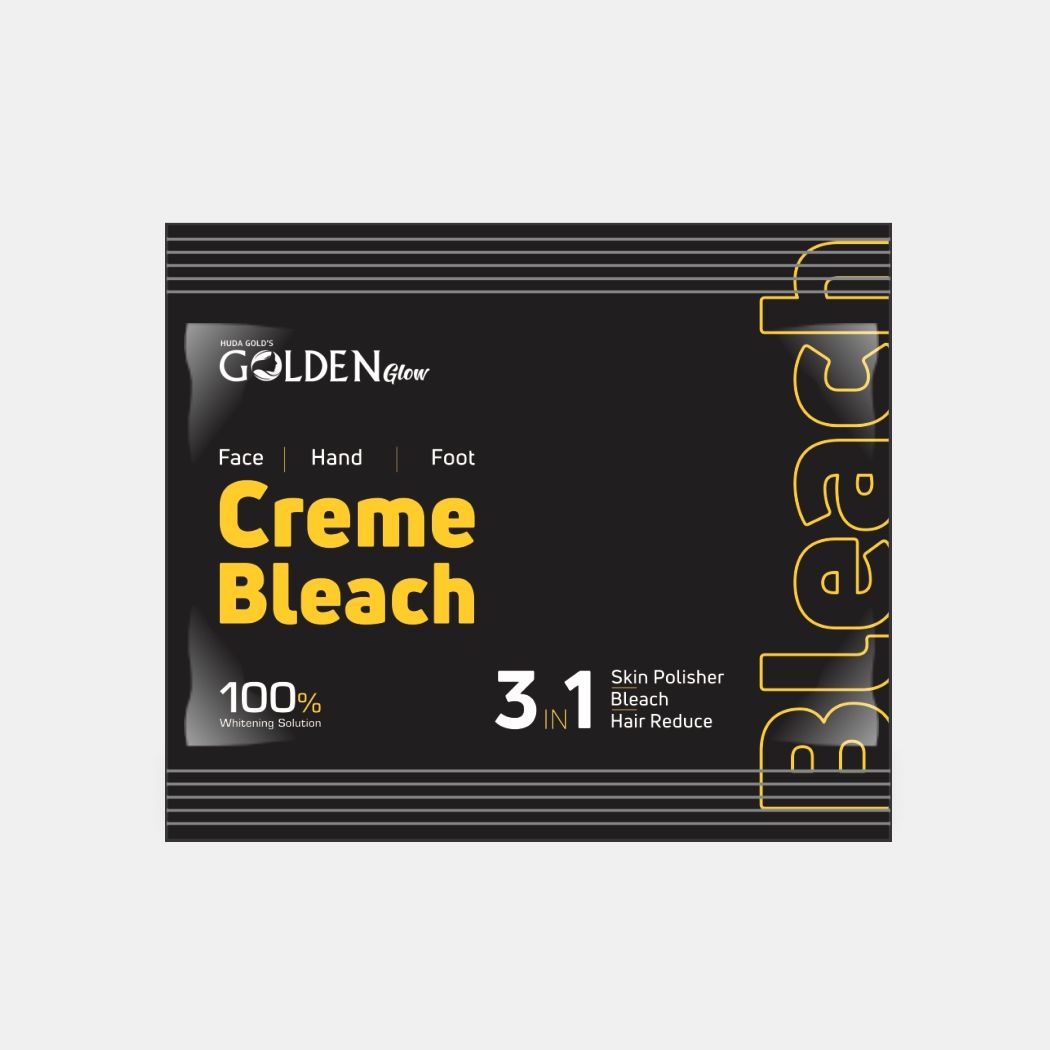 Golden Glow Bleach Cream Sachet Pack Of 2 | Daraz.pk