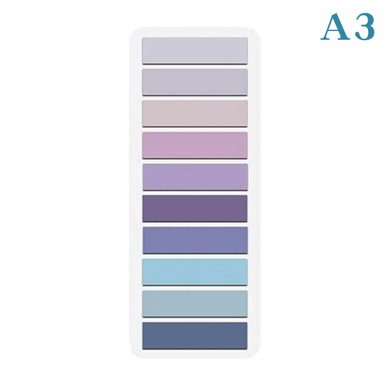 60pcs Waterproof Loose-leaf Label Sticky Notes Index Flags Tab Strip ...