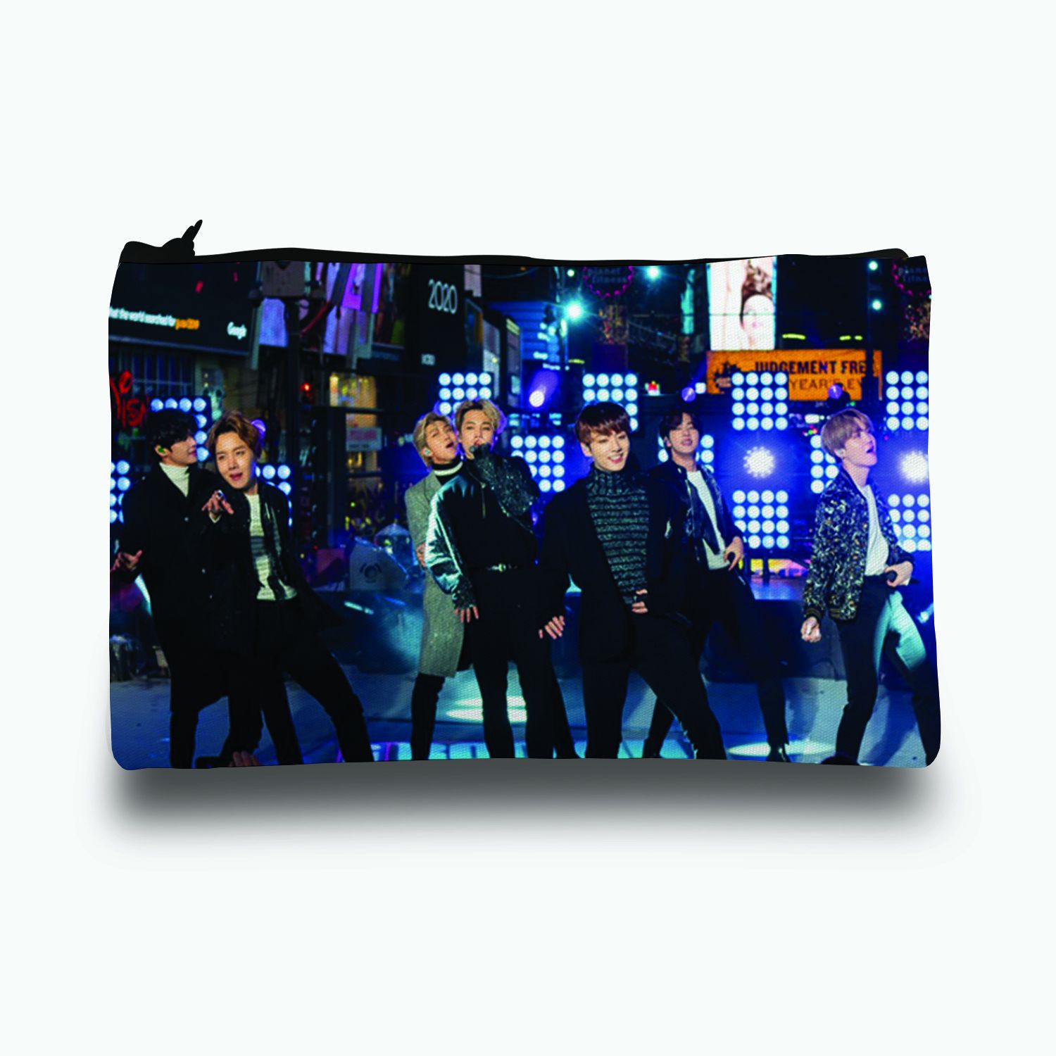 BTS Pencil Pouch Digitally Printed on Fabric (Both Sides) by Traverse | Daraz.pk