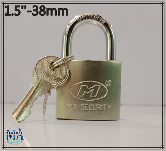 High Quality Steel Padlock with 3 Keys, Heavy Duty Multiple Size ...