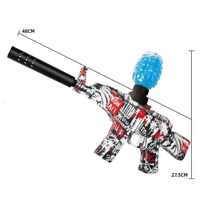 AK47 Gel Blaster Toy - Rechargeable Electric Machine Toygun Guns For ...