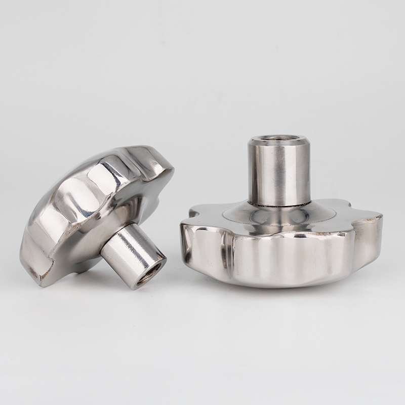 Stainless steel plum handle nut 304 star hand wheel hand screw cap star ...