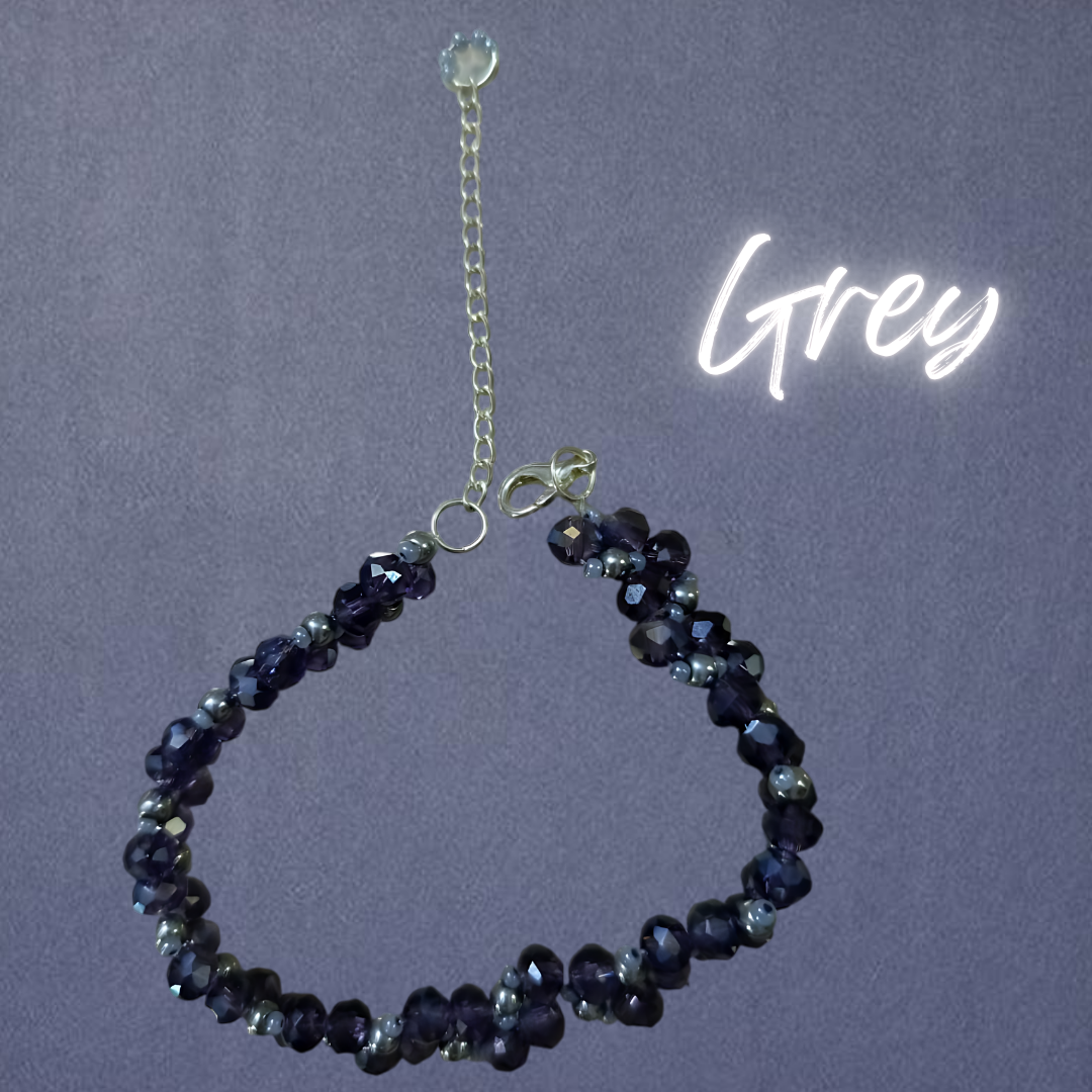 Dazzling Crystal Beaded Bracelets – Add a Sparkle to Your Style! | Daraz.pk