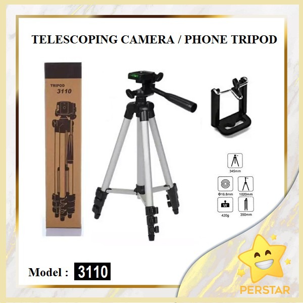 TRIPOD STAND for Mobile and Camera Stand 3110 High Quality Tri pod ...