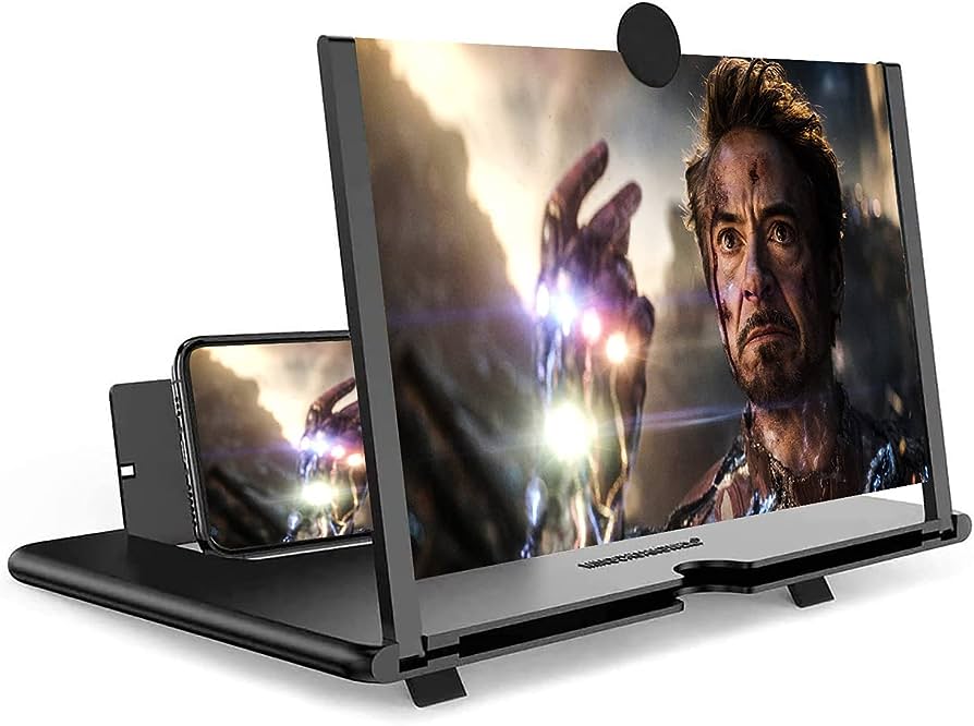 Mobile Phone Screen Magnifier Eyes Protection 3D Mobile Screen Display ...