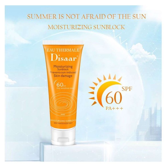 Disaar Moisturizing Sunblock 60 SPF - 80ml | Daraz.pk