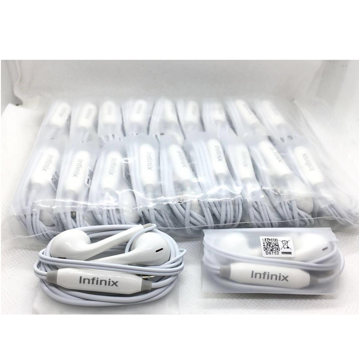 Infinix original handsfree deep base infinix original earphones with 3 ...