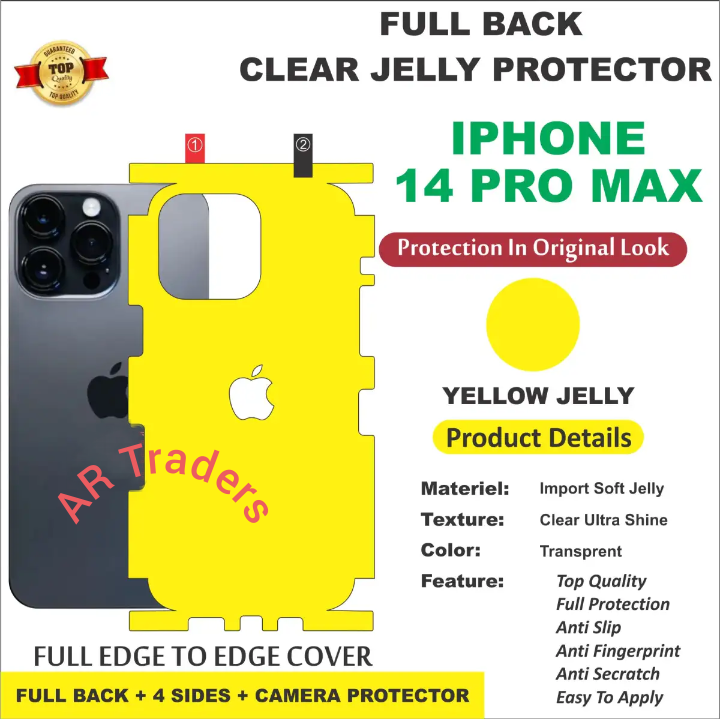 APPLE iPhone 14 Pro Max Back Protector Sheet Wrap FULL COVER | Daraz.pk