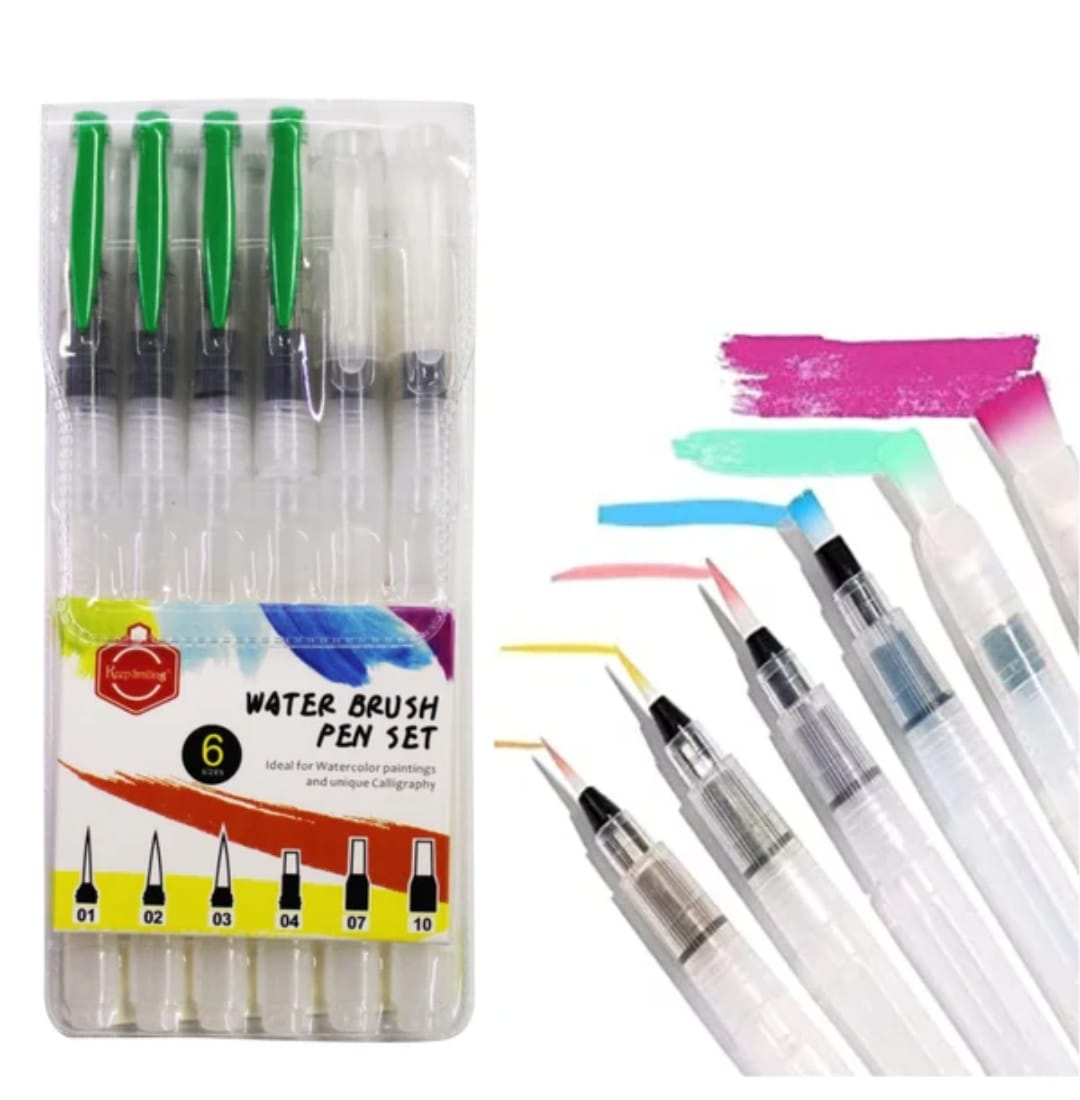 Refillable water colouring brushes set paint tank brushes, fancy ...