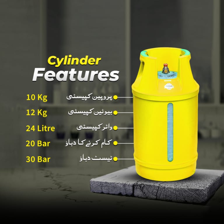 Fiber Cylinder, Global Composite Gas LPG Cylinder with Regulator, 10Kg ...