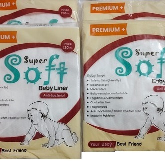 Super Soft Baby Liner (4 Packs) | Daraz.pk