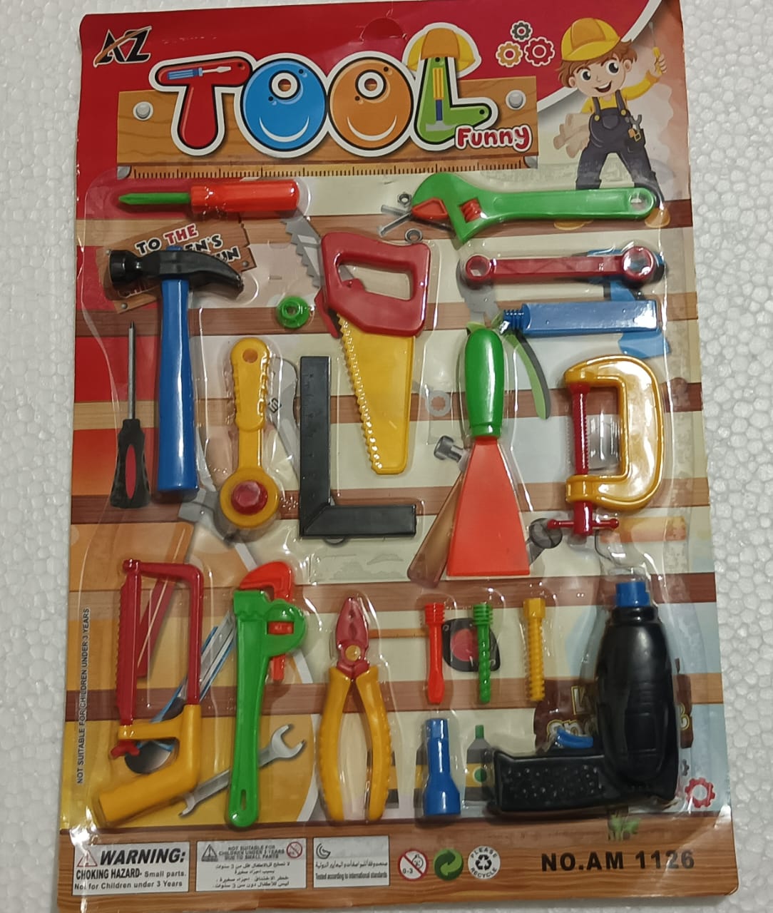 19 PCS Super Toy Tool Kit Set Toys for Kids, Pretend PlaySet, Pretend ...