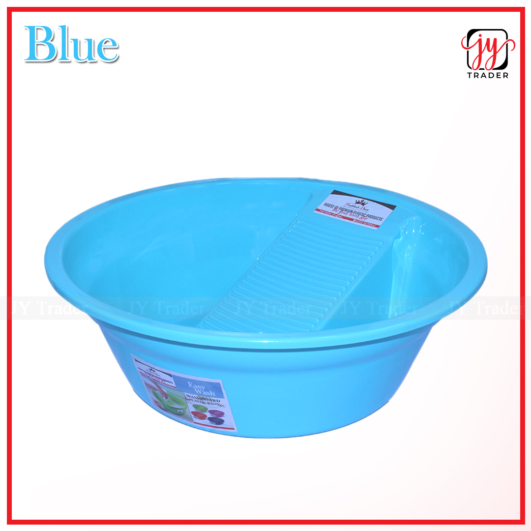Cloth Wash Tub Laundry Basin with Washboard | Daraz.pk