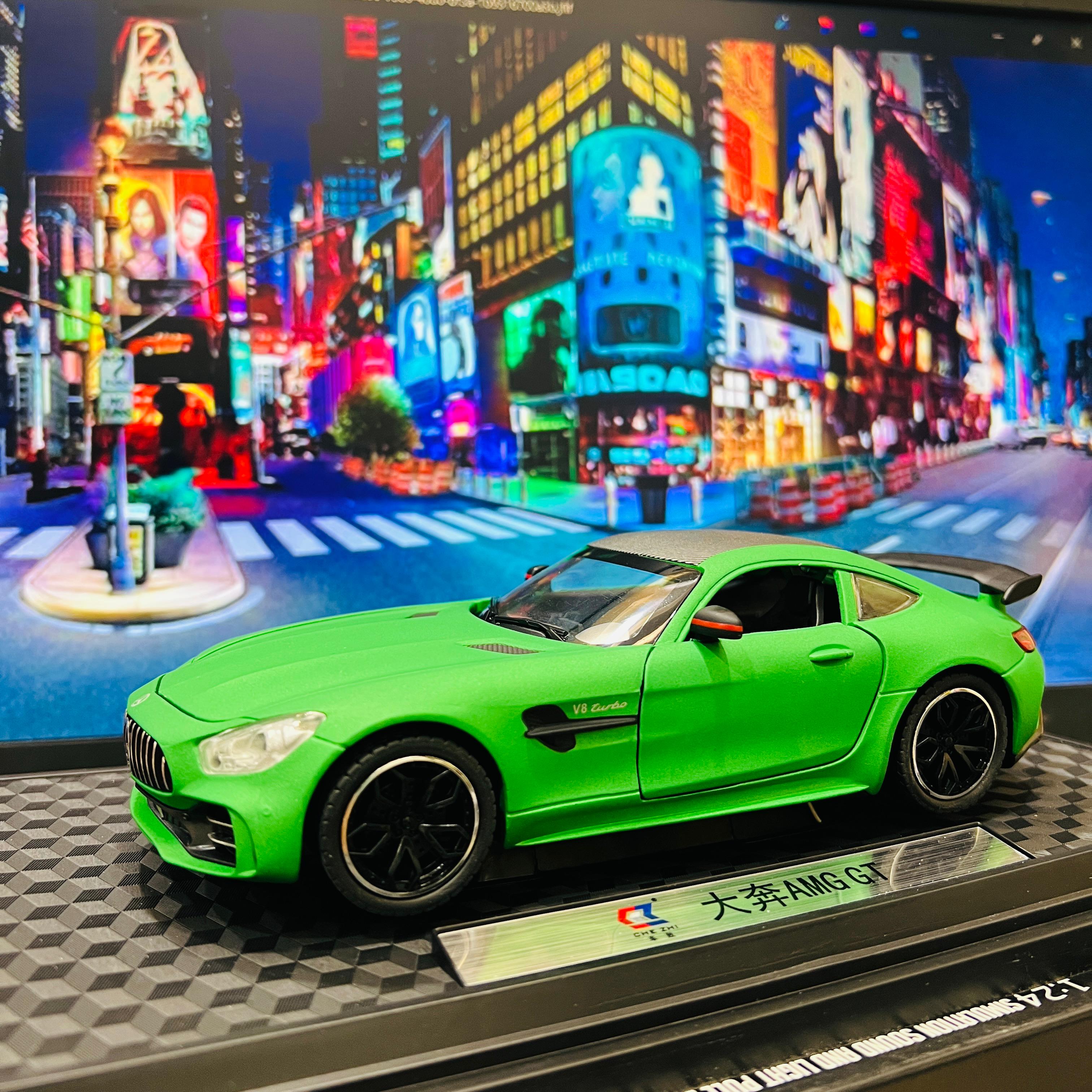 Mercedes AMG v8 turbo Die cast Model 1:24 Scale Mercedes GT Coupe' AMG ...