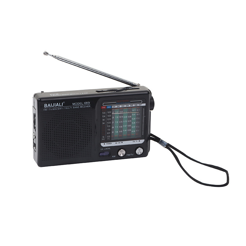 KK9 Two Band Vintage FM Radio Sound Big Cross Border Portable Retro ...