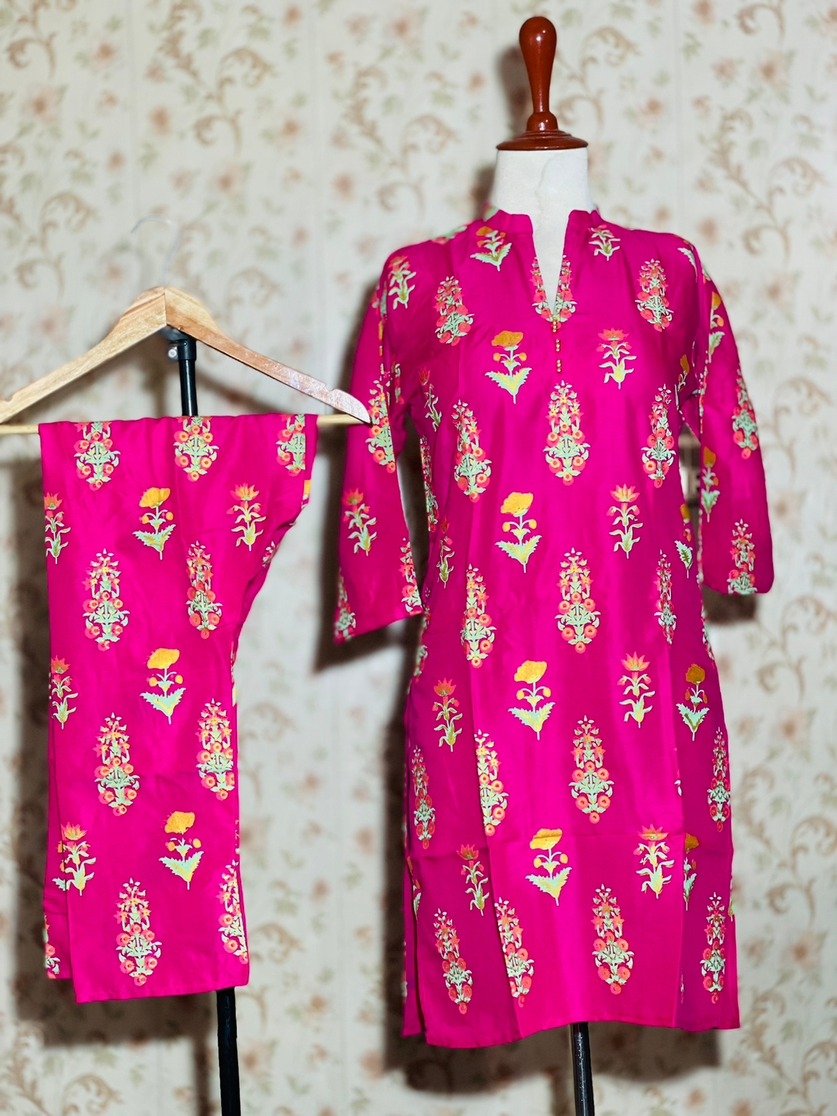 Stylixh collection stitched flower printed 2pc dress for women and girls - Premium Quality ...