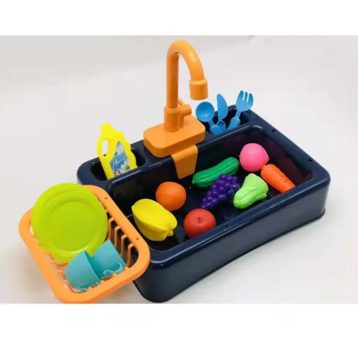 Chick duck wash basin dish washer sink toy for kids kitchen play sink ...