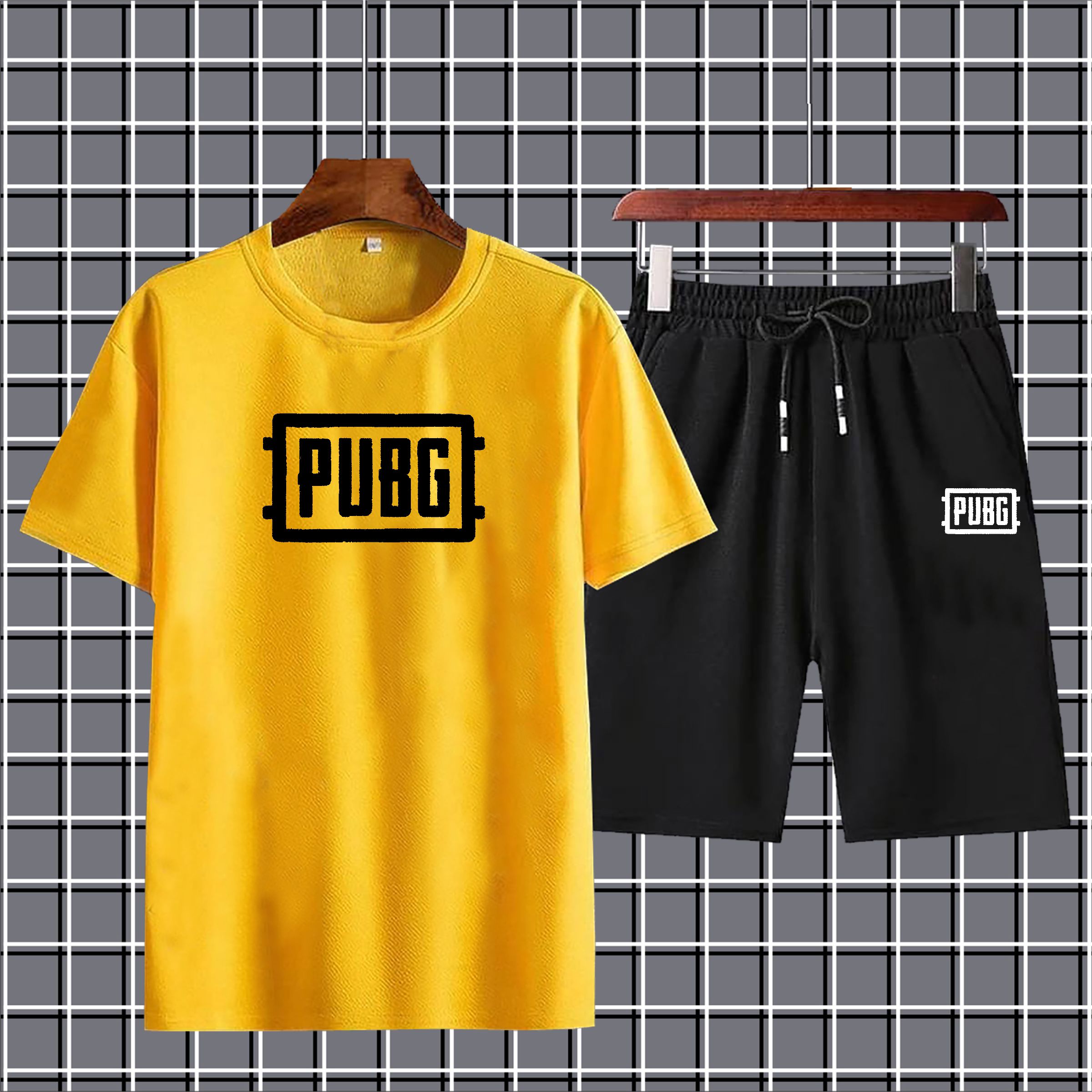 Blue & black trendy Pubg printed summer tracksuit for men and boys ...
