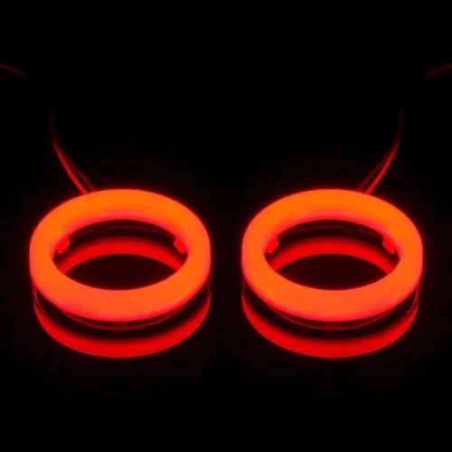 Universal Angel Eye Ring 70mm Red Color With Cotton Plastic Cover LED ...