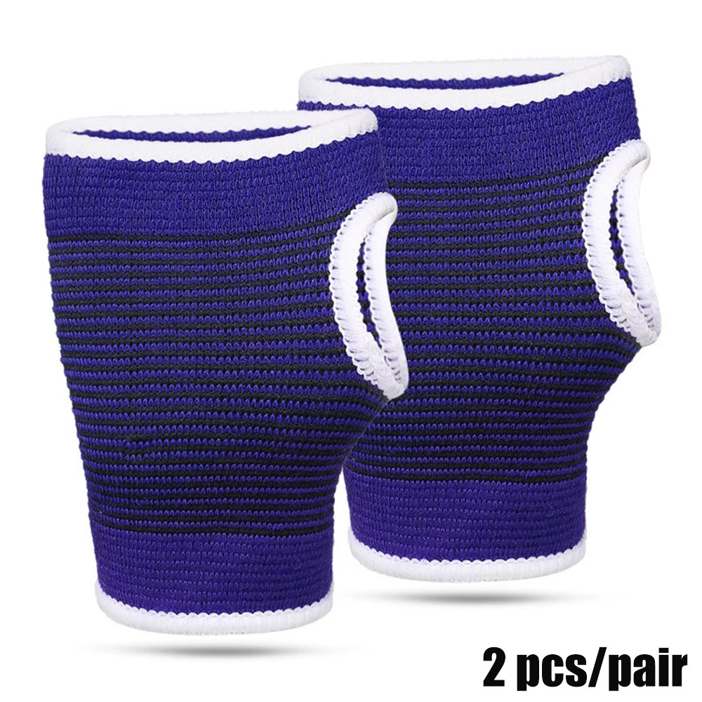 New 2 Pc Writ upport Hand Brace Gym Writ Palm Protector Carpal Tunnel ...