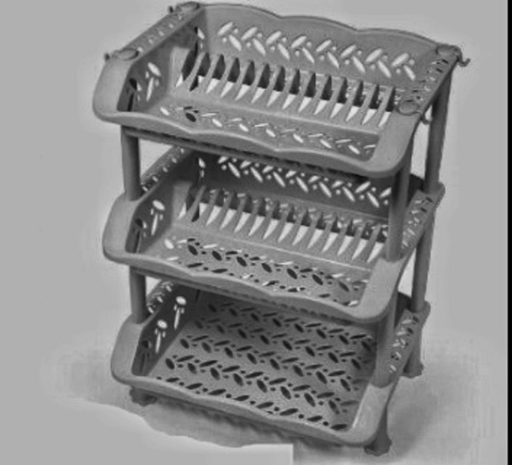 2 layer / 3 layer Plastic Plate Rack / Rag Dish Washing Stand [Two Tier ...