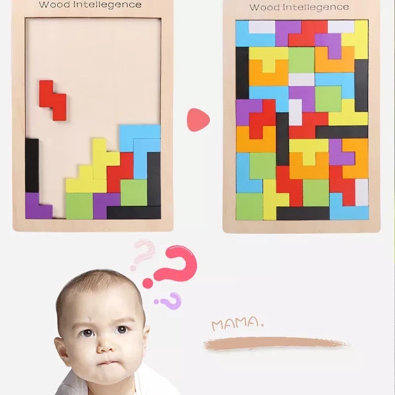 Wooden Intelligence Puzzle for kids | Daraz.pk