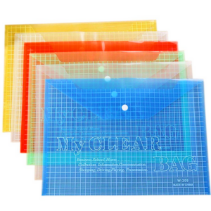 12PCS Of Transparent Clear Bag Folder for Keep Your Documents Safe and ...
