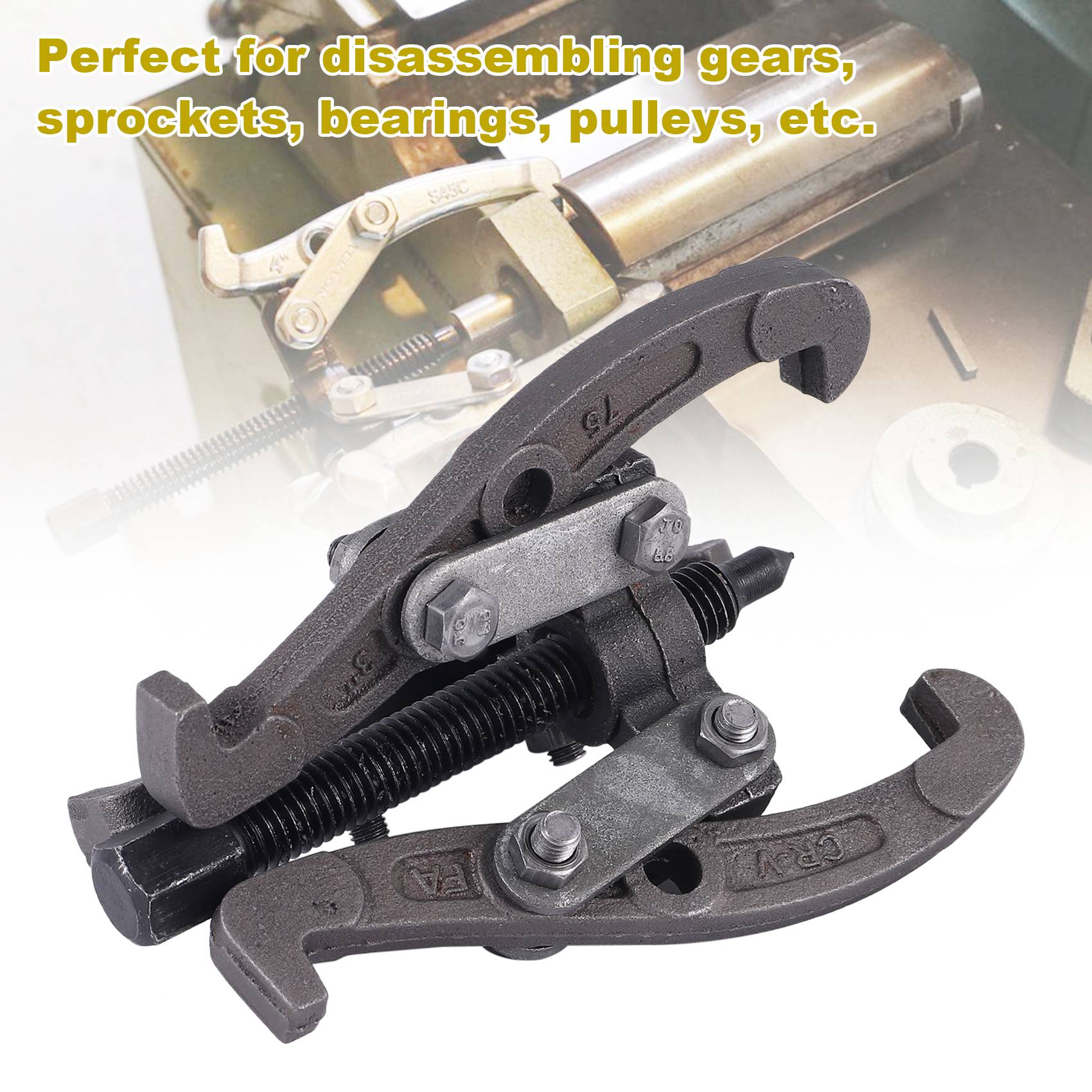 3-Inch 75 mm Gear Bearing Puller Tool Hub Multi-Function Puller Kit 3 ...